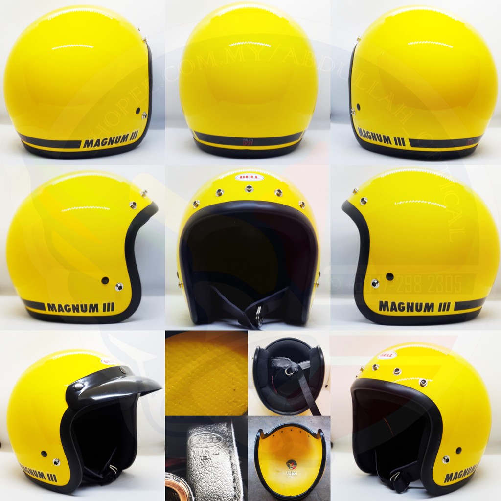 Bell Magnum 3 III Yellow Medium Spec Buatan 🇲🇾 🇲🇾 🇲🇾 | Shopee Malaysia