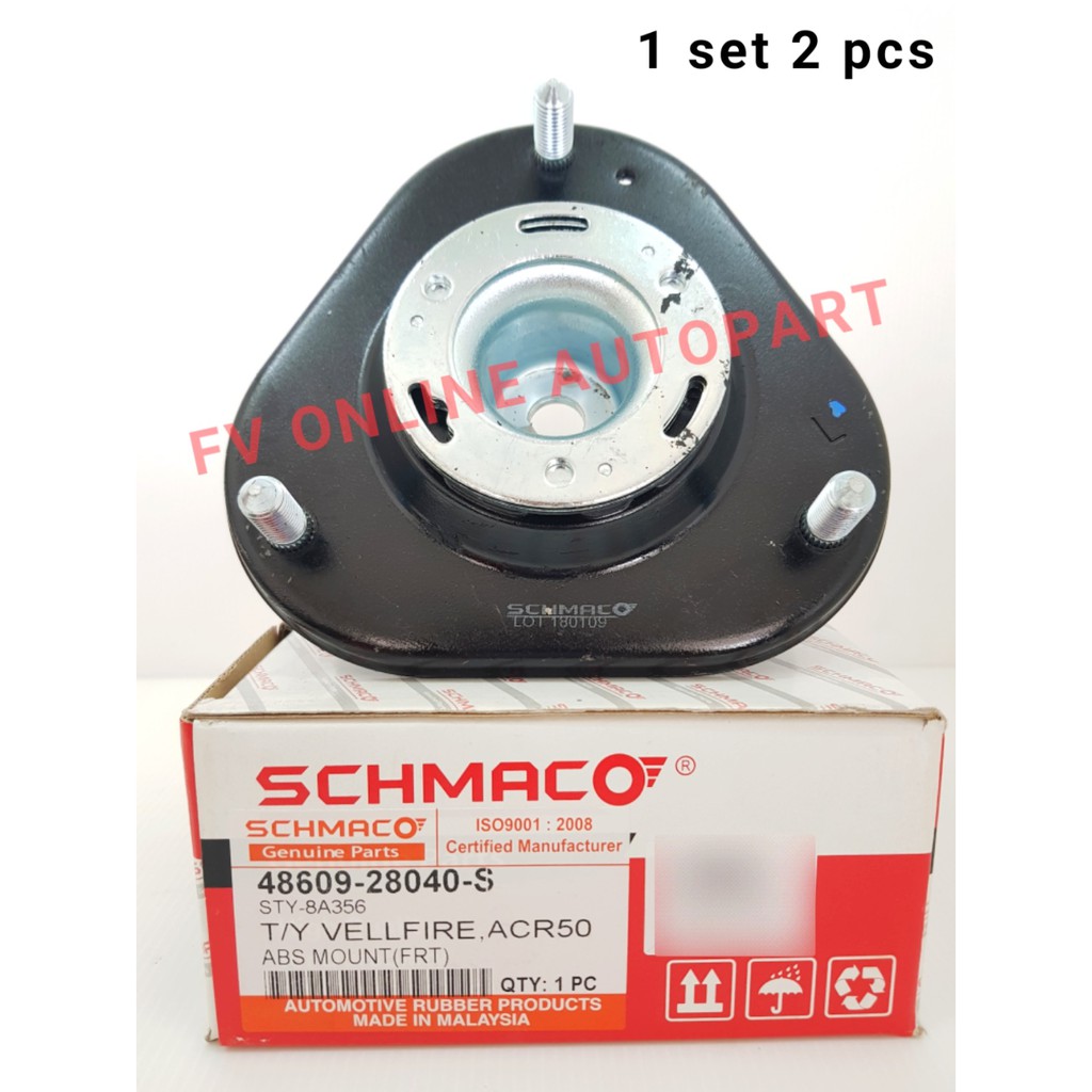 SCHMACO - FRONT SHOCK ABSORBER MOUNTING TOYOTA VELLFIRE ANH20, CAMRY ...