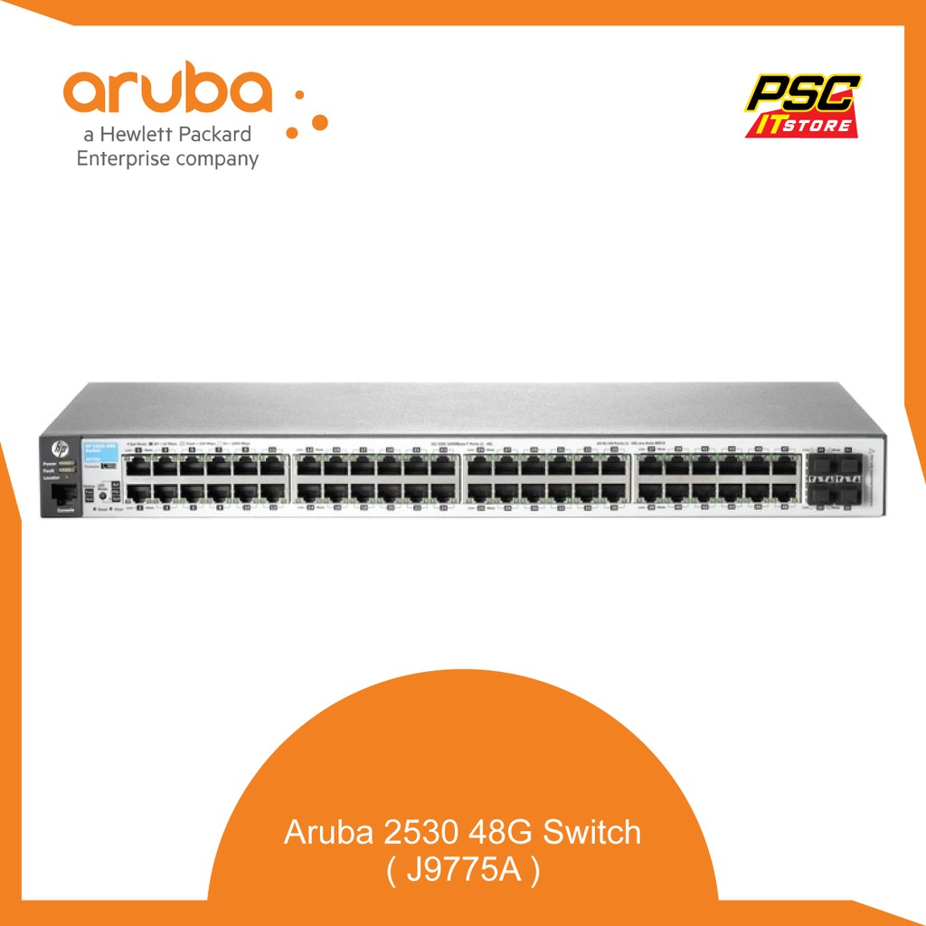 HP ARUBA J9775A: ARUBA 2530 48G 48 PORT 10/100/1000 MBPS C/W 4XSFP ...