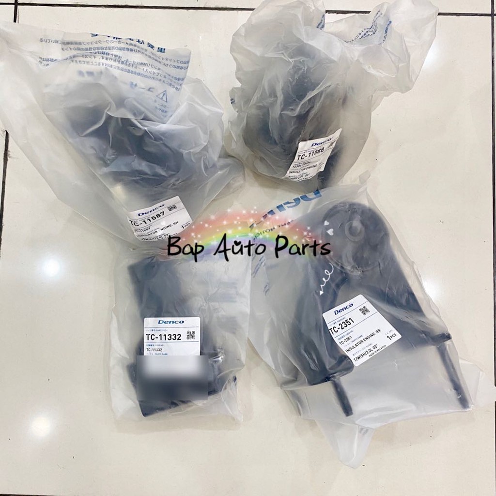 TOYOTA CALDINA AZT241，WISH ANE10 ANE11 4WD ENGINE MOUNTING DENCO (1 SET ...