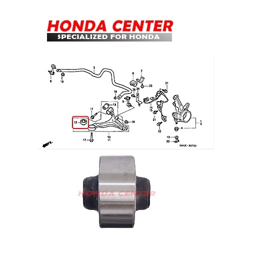Front Lower Arm Bushings Front Big Civic Fd 2006 2007 2008 2009 2010 ...