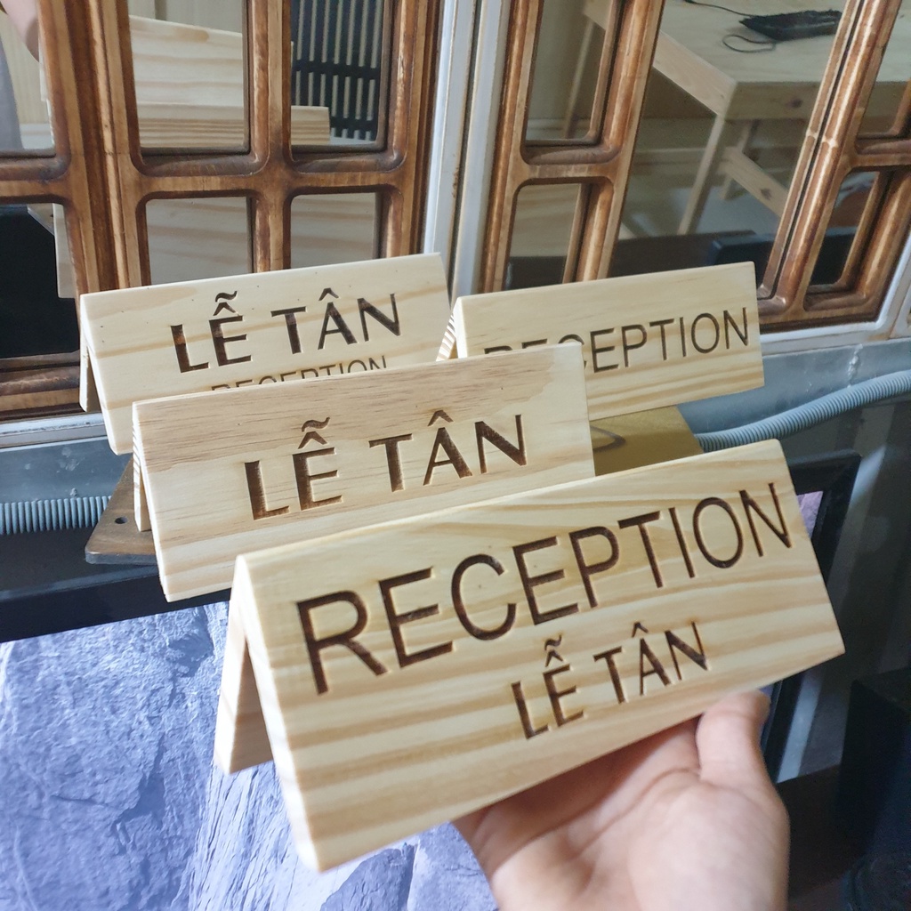 Reception - laser engraved wooden RECEPTION board, RECEPTION board ...