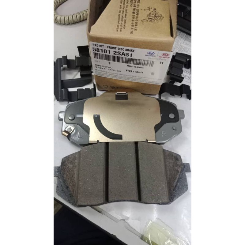 FRONT DISC BRAKE PAD (ORIGINAL) HYUNDAI SONATA YF / TUCSON / NAZA RONDO ...
