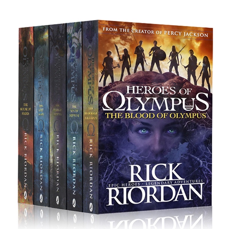 （5books set）Rick Riordan Heroes of Olympus | Shopee Malaysia