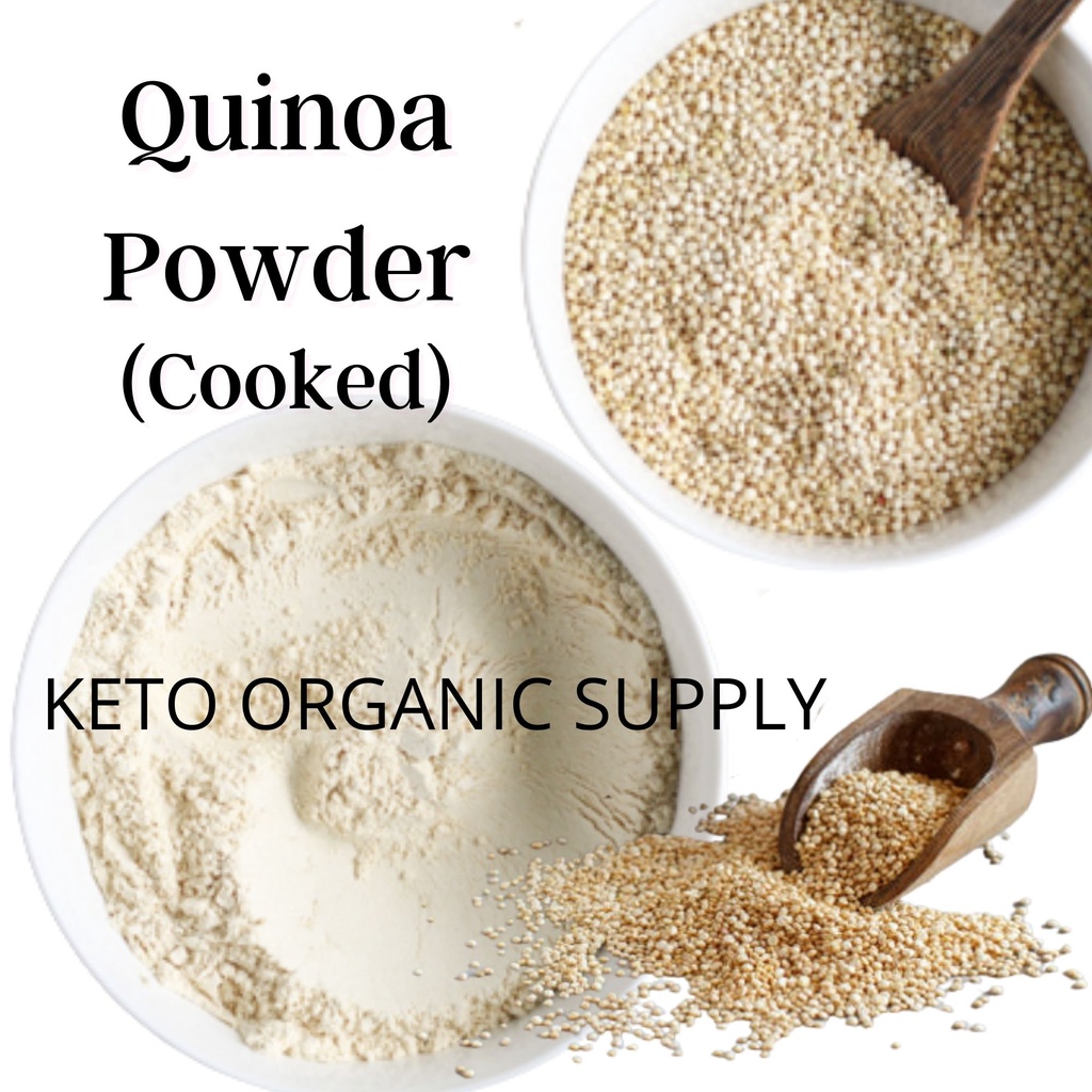 Quinoa Powder Organic (Cooked) 藜麦粉 100% Pure Powder Millet Buckwheat ...