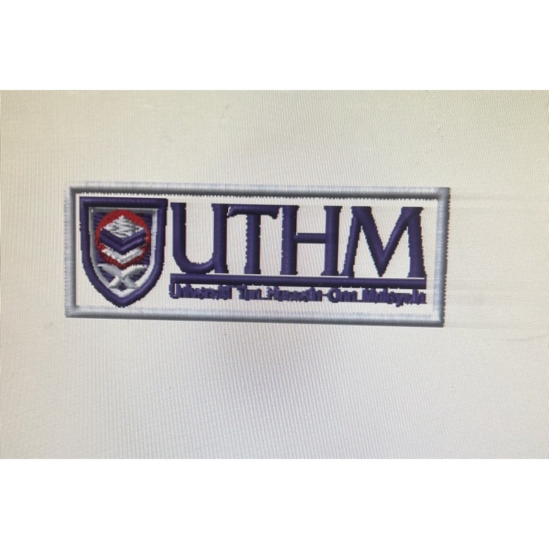 SULAM TAMPAL JAHIT LOGO UTHM | Shopee Malaysia