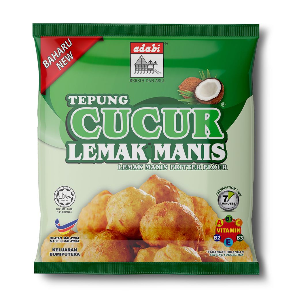 Adabi Tepung Cucur ( Udang , Lemak Manis, Ikan Bilis, Bawang ) 200g ...