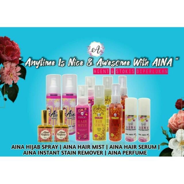 🔥Aina Hijab Spray | Aina Hair Serum | Aina Stain Remover | Aina Hair ...