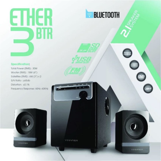 🔥NEW🔥VINNFIER ETHER 3 BTR SPEAKER | Shopee Malaysia
