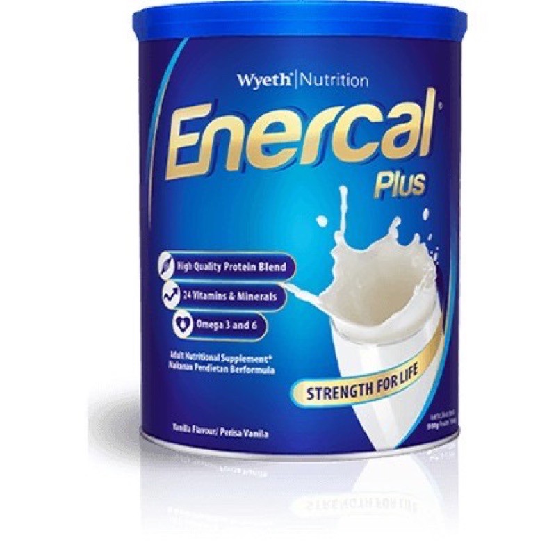 Enercal Plus Vanilla susu Enercal Plus Perisa vanilla 900grm | Shopee ...