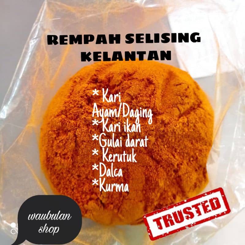 Rempah Kari/Gulai/Kerutuk/Gulai Darat/Kurma (Selising Kelantan ...