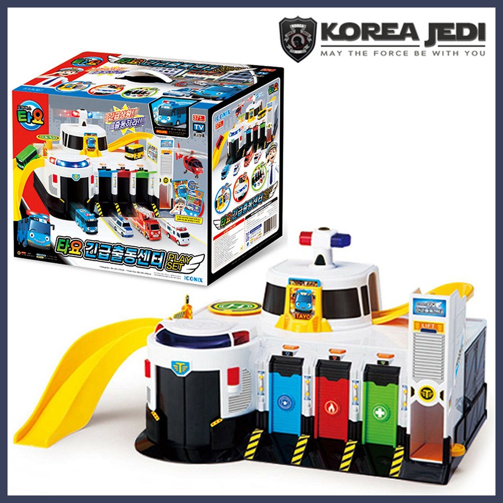 ★Little Bus Tayo★ Emergency Rescue Center Headquarter Garage Play Set ...