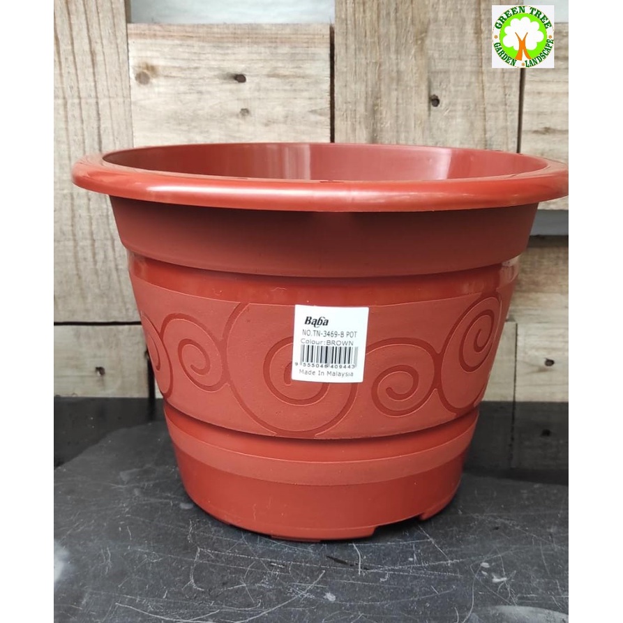 (24.5cm) Baba TN-3469-B Biodegradable Flower Pot (Plants are not ...