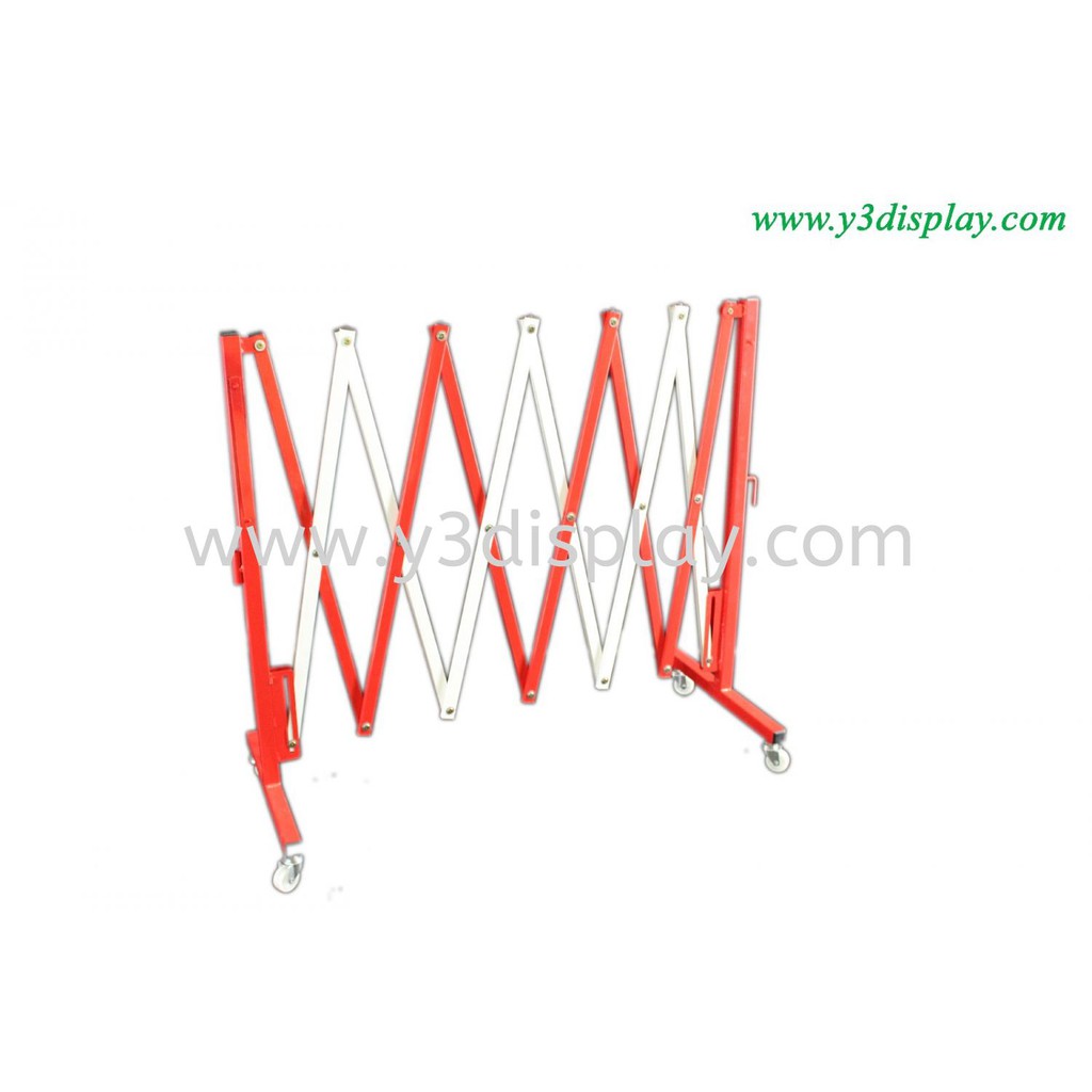 Q-Up Pole Red White Expandable Mobile Barriers | Shopee Malaysia