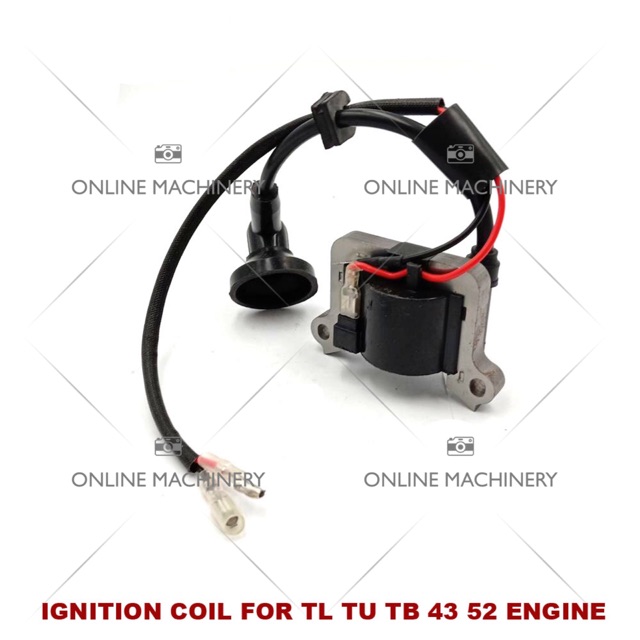 Mesin Rumput Ignition Coil Plug Ogawa BG430 BG430DT Mitsubishi TU43 TB43 TL43 TL52 Brush Cutter ...