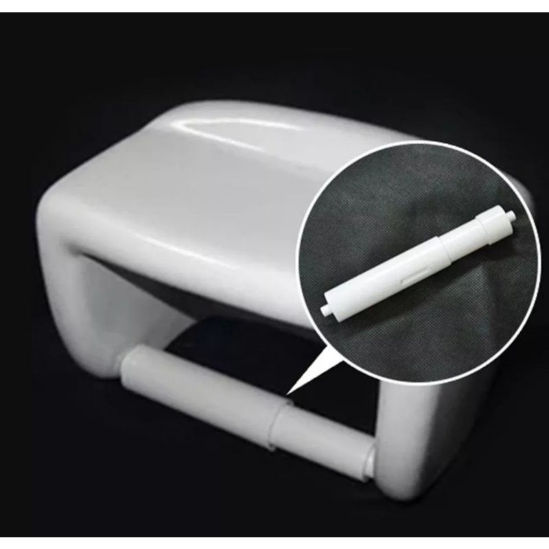 Toilet roll spindle loaded tissue paper holder stretch roller | Shopee ...
