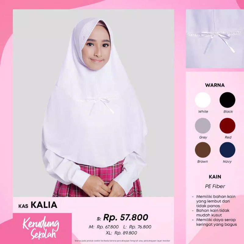 Rabbani KALIA Hijab Original, Rabani Veil Child Drawstring Front ORI ...