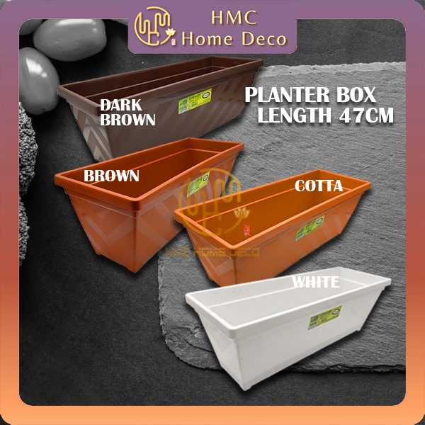 HMC LENGTH 47 CM GAFRI PLANTER BOX GPL 470 VEGETABLE GARDEN TOOLS PASU ...
