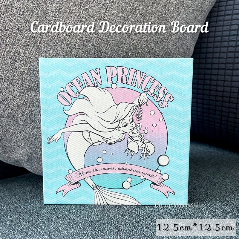 Bandai Disney Princess Ariel Little Mermaid Canvas Board Cardboard ...