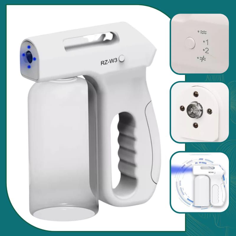 New Spray Gun Nano Atomizer Spray Disinfection Ultra Violet Rays ...