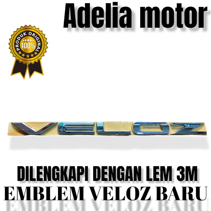 Veloz Emblem new Veloz writing New Veloz letter Emblem | Shopee Malaysia