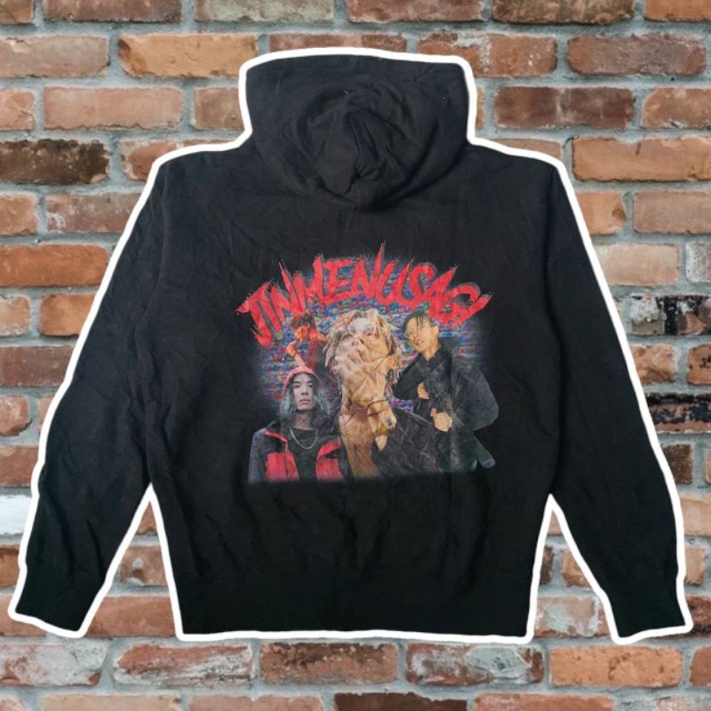 Hoodie RAPPER JINMENUSAGI JAPAN second Jacket crewneck sweater | Shopee ...