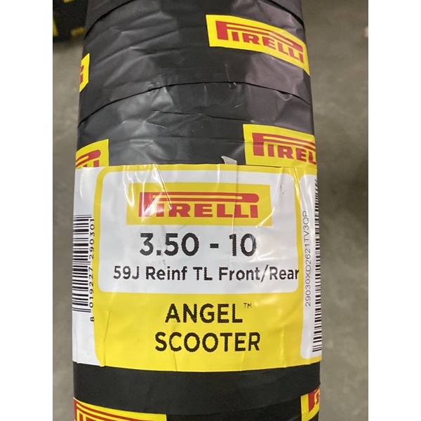 Pirelli Angel Scooter 3.50-10 350-10 59J Year 2022 | Shopee Malaysia