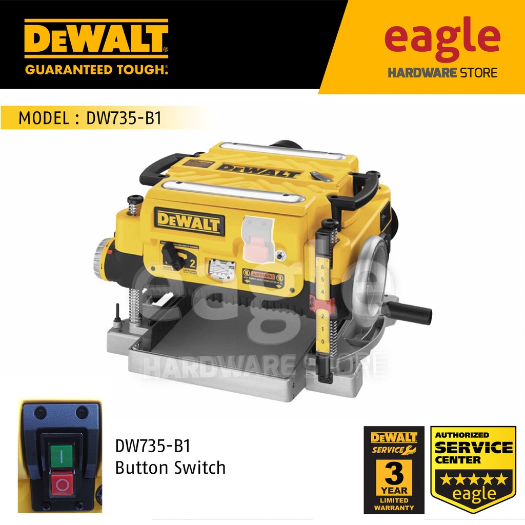 Dewalt DW735-KR / B1 330mm ( 13" ) 1800W Thickness Planer, Spare Blade ...