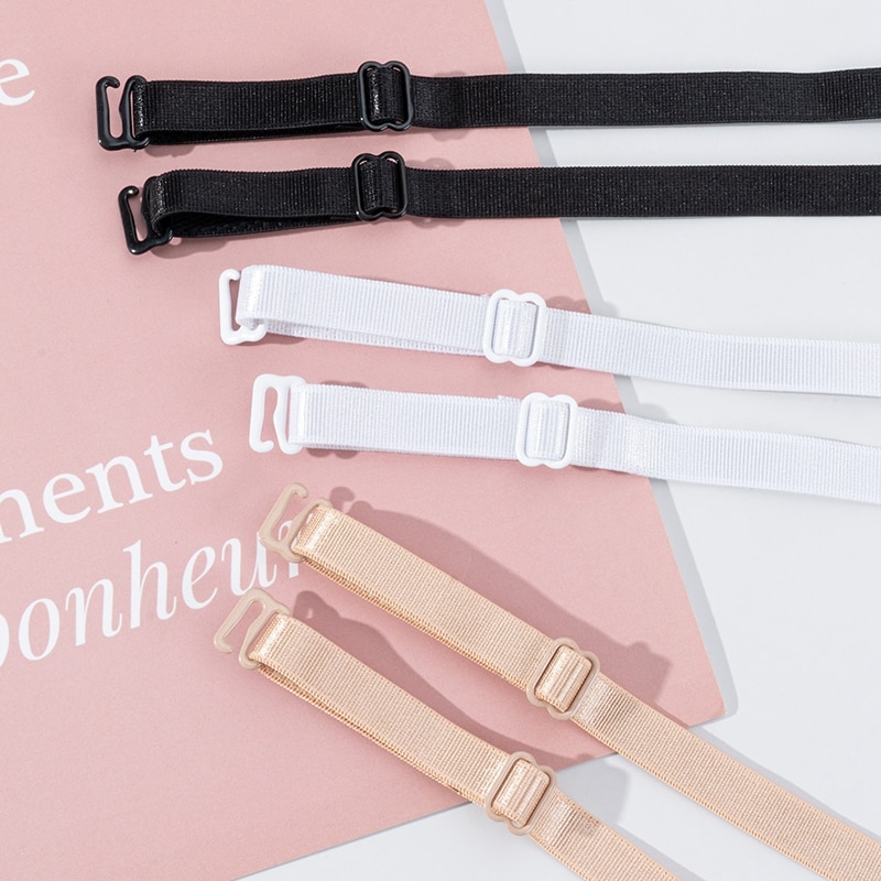 1Pair Women Slip Resistant Bra Straps Women Double Shoulder Elastic ...