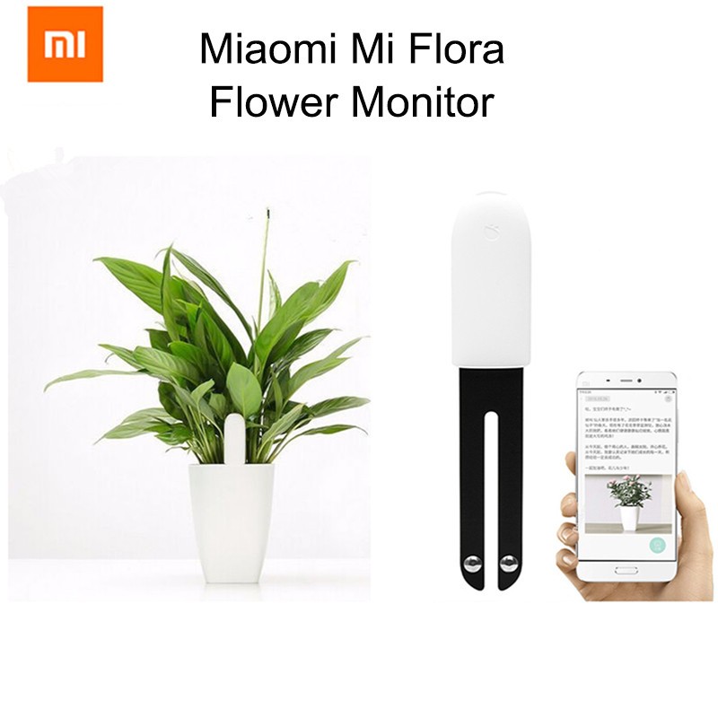 Xiaomi Mi Flora Monitor Digital Plants Grass Flower Care Smart Tester ...