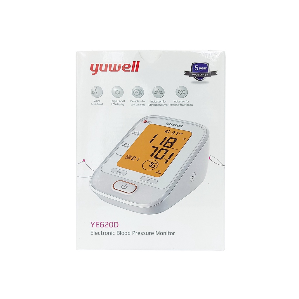 YUWELL Electronic Blood Pressure Monitor (YE620D) | Shopee Malaysia