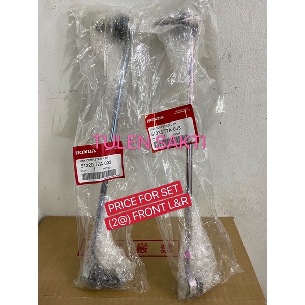 HONDA HRV T7A FRONT STABILIZER LINK SET (2@) / absorber link > 51320-T7A-003 RH @ 51325-T7A-003 ...