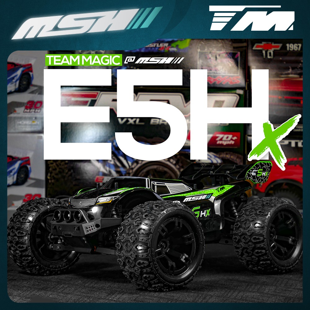 Team Magic E5 HX 1:10 RC Racing Monster Truck - RTR | Shopee Malaysia