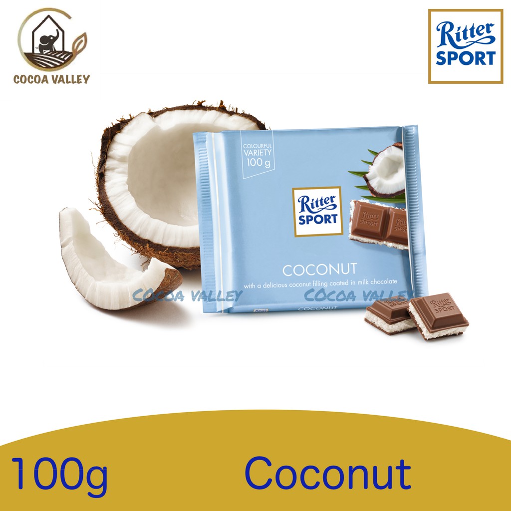 Ritter Sport Coconut 100g (Made in EU) | Shopee Malaysia
