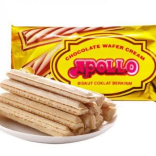 [Ready Stock] 30s Apollo Chocolate Wafer / Biskut Chocolate Berkerim ...