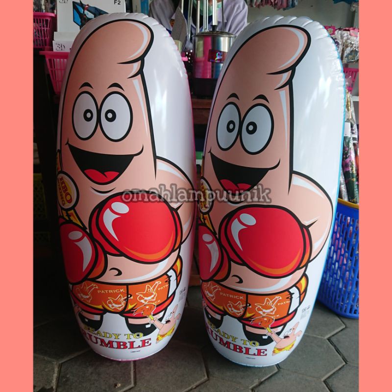 Aj ! Spongebob And Patrick Character Big Boxing Balloon Toy Size 91cm ...
