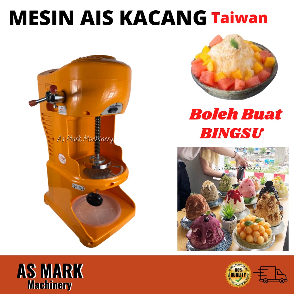 Mesin Ais Kacang ABC Ice Shaver Shaving Snow Flake Bingsu [100% MADE IN ...