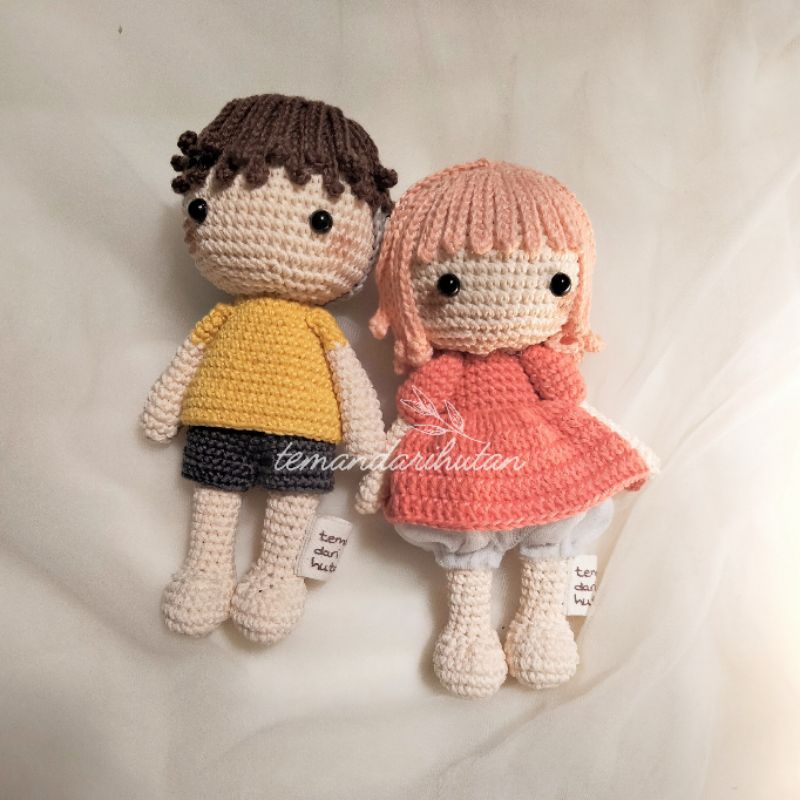Ponyo & Sosuke | Ghibli Fanart Amigurumi Handmade Crochet Doll | Ponyo ...