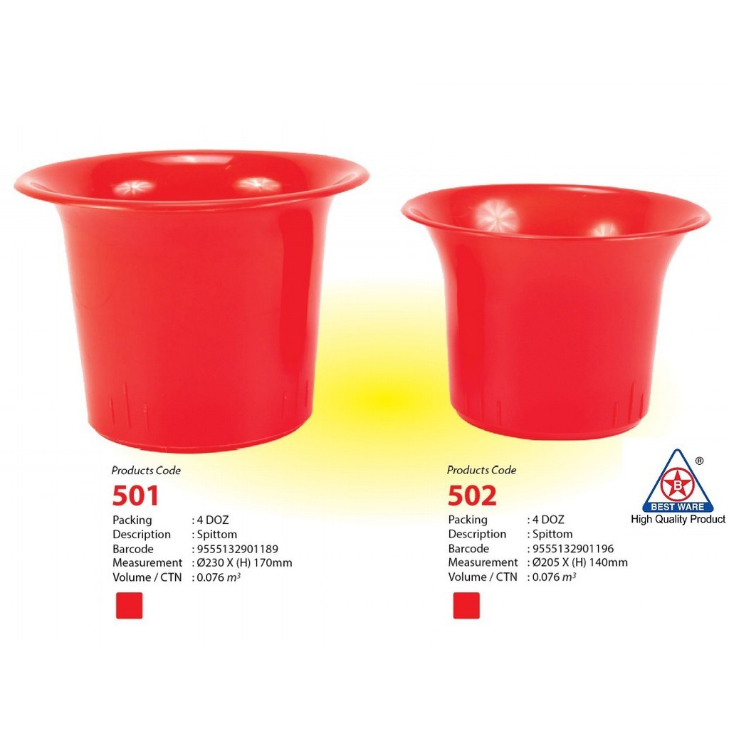 BESTWARE Traditional Potty Red Plastic Spittom/Baby Potty/Plastic ...