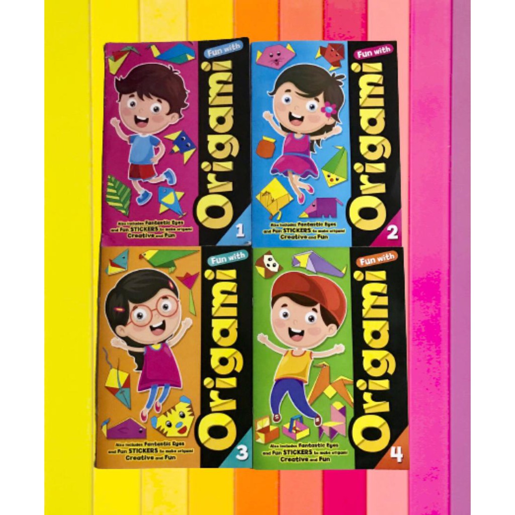 Buku Origami ( with sticker and paper ) | Shopee Malaysia