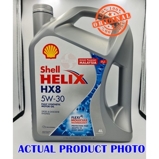 S2U Original Engine Oil Shell Helix HX8 5W30 SN PLUS Fully Synthetic ...