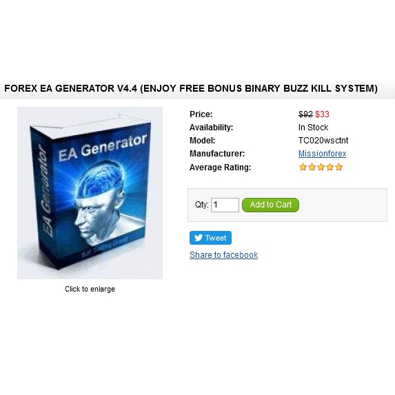 Forex Ea Generator V44 Enjoy Free Bonus Binary Buzz Kill System Shopee Malaysia 