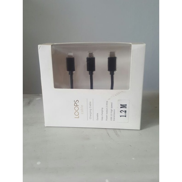 Loops Charging Cable Type C and Micro USB 1 Meter | Shopee Malaysia
