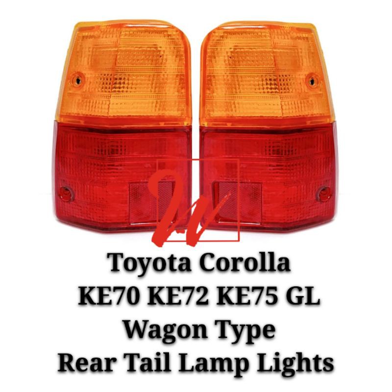 Toyota Corolla KE70 KE72 KE75 KE76 TE71 TE72 Wagon RG GL Rear Tail Lamp ...