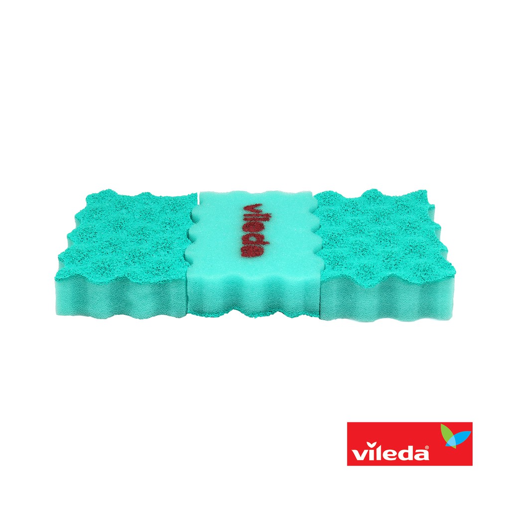 Vileda Active Scrub Scourer | 3pcs | Shopee Malaysia