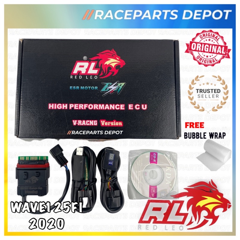 RED LEO Ecu VRacing Y15zr/Y16zr/R15/Mt-15/Rsx/Rs150/Wave125fi 2020 ...