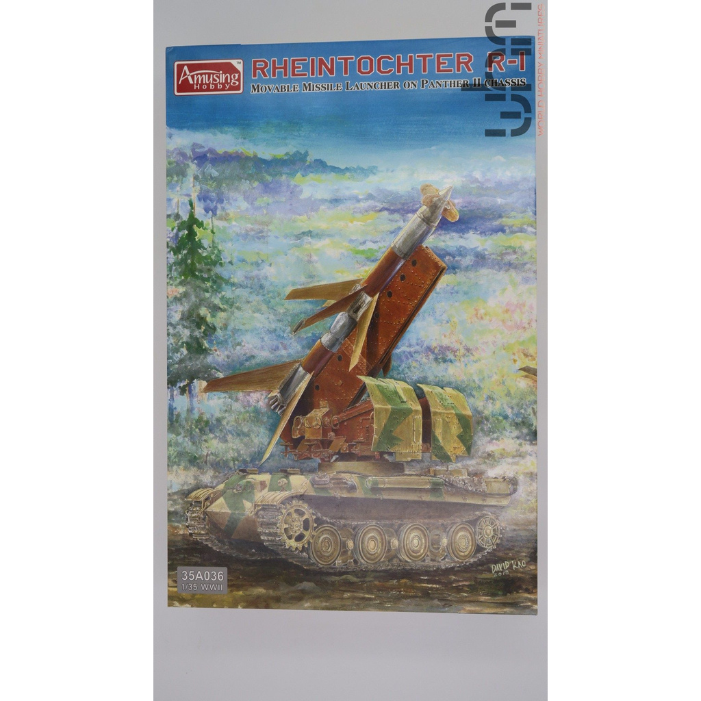 Amusing Hobby 35A036 Rheintochter R-1 on Panther II chassis | Shopee ...