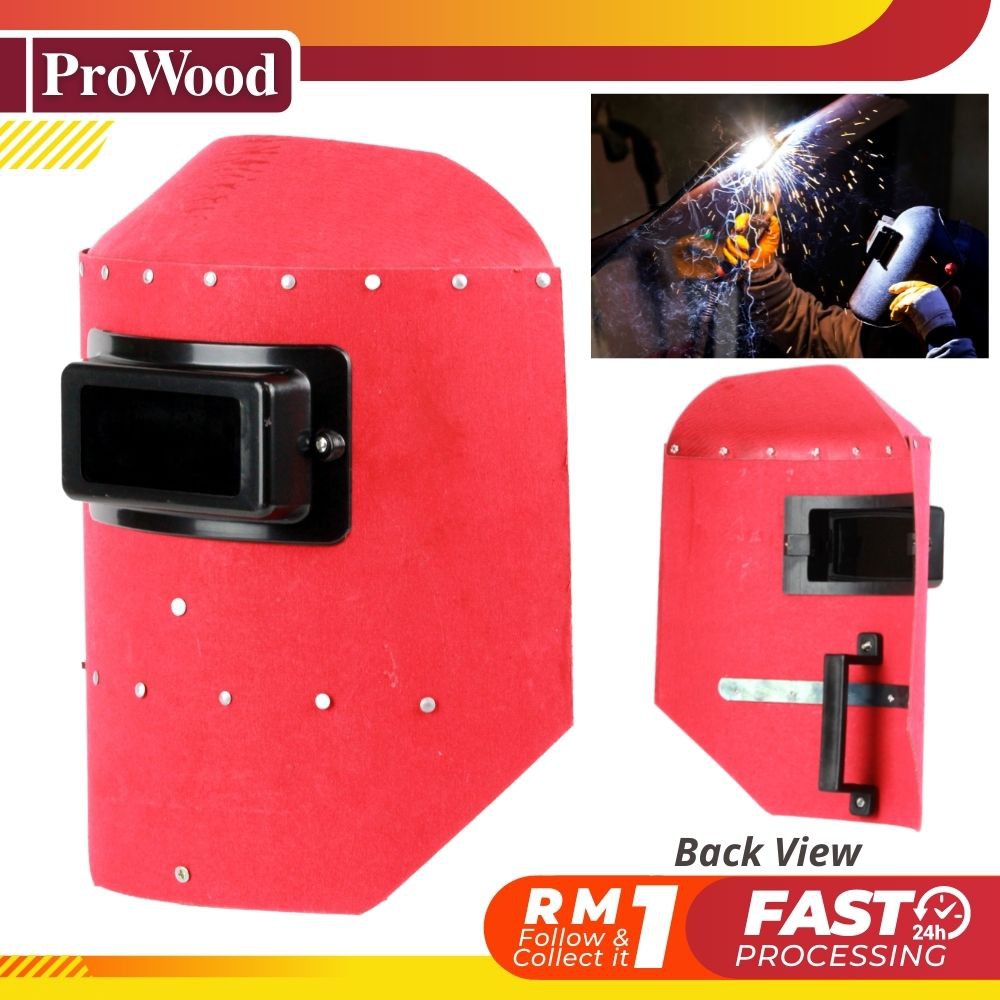 Welding Fibre Face Shield Hand Shield Cover With Plastic Handle Mask ...