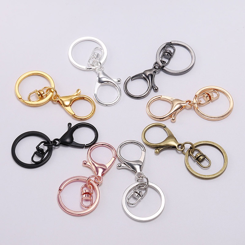 St.kunkka Keychain Ring Clasp Key Hook Chain - 6 Colors (70mm x 30mm/5 ...
