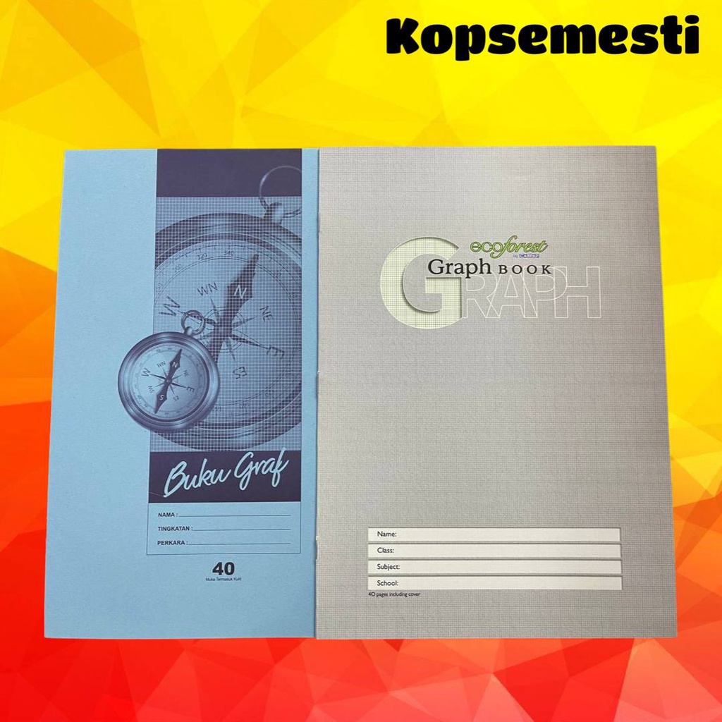 Graph Book / Buku Graf | Shopee Malaysia